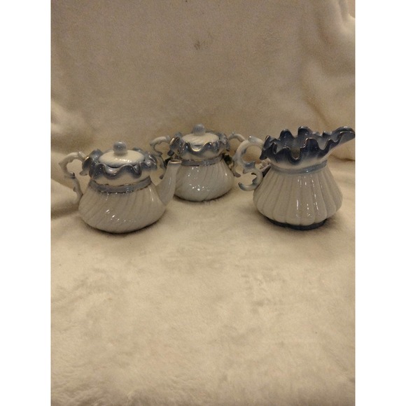 Vintage | Kitchen | Vintage Ceramic Teapot Cream Sugar Set | Poshmark